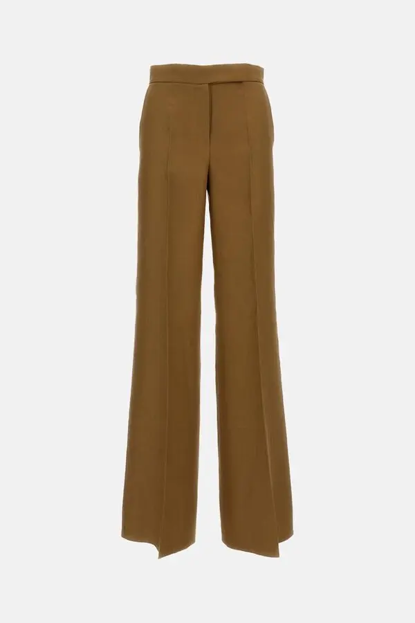 Max Mara Badesse Wide-leg Trousers - Brown