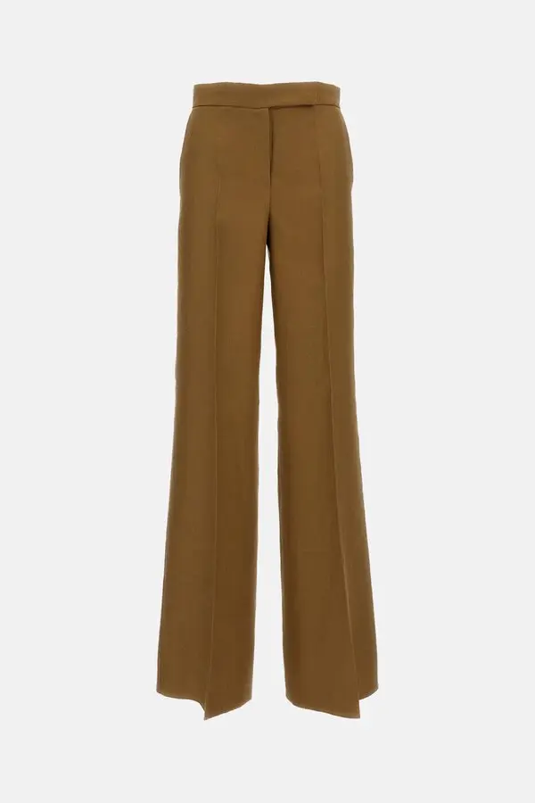 Max Mara Badesse Wide-leg Trousers - Brown