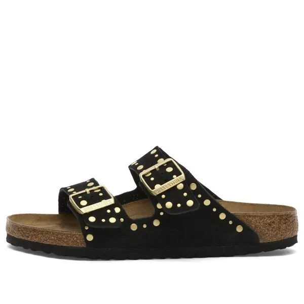 BIRKENSTOCK Arizona Rivet - Black Suede