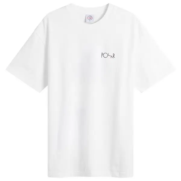 POLAR SKATE CO. Martas Roses Fill Logo T-shirt - White