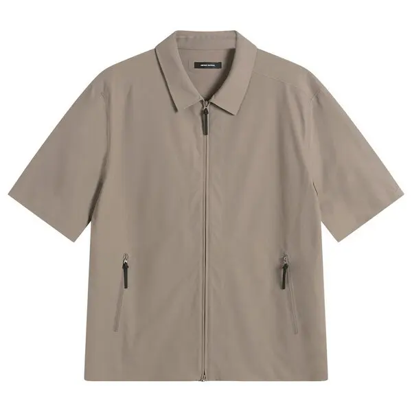 HIKING PATROL Edge Lt Softshell Technical Short Sleeve Shirt - Walnut