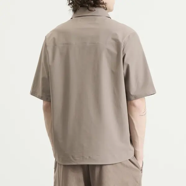 HIKING PATROL Edge Lt Softshell Technical Short Sleeve Shirt - Walnut