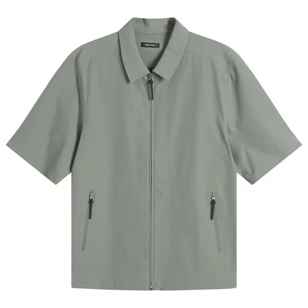 HIKING PATROL Edge Lt Softshell Technical Short Sleeve Shirt - Pine Mist