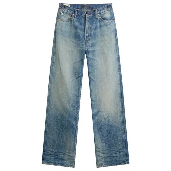 Mastercraft Union Showa Relaxed Natsu Kin Jeans - Light