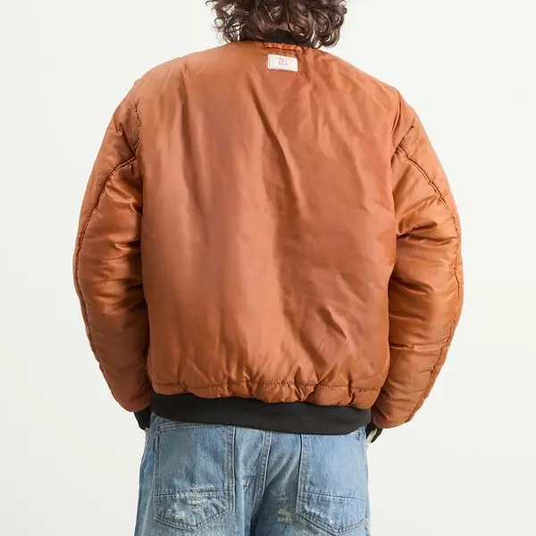 Mastercraft Union Washed Nylon Bomber Jacket - Black