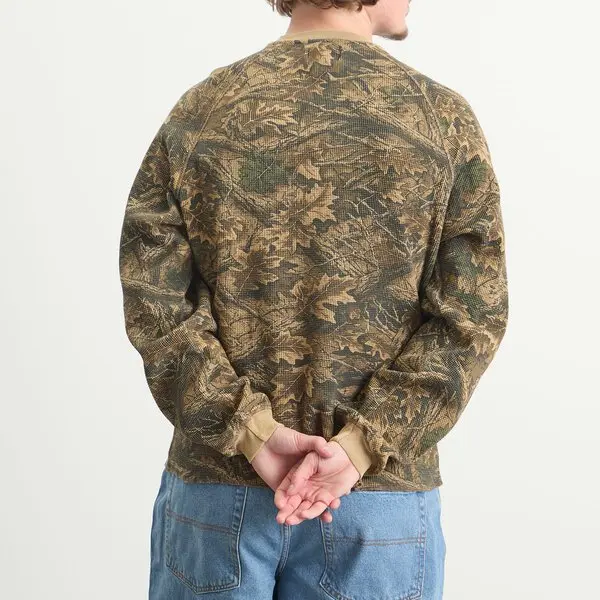 BUTTER GOODS Long Sleeve Waffle Top