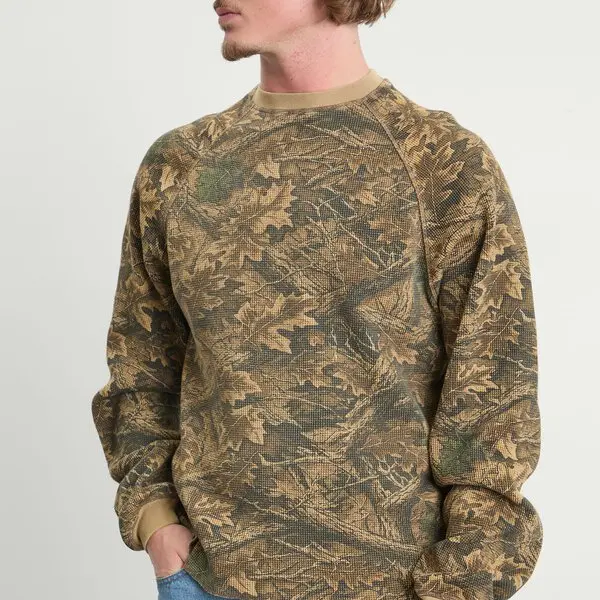 BUTTER GOODS Long Sleeve Waffle Top