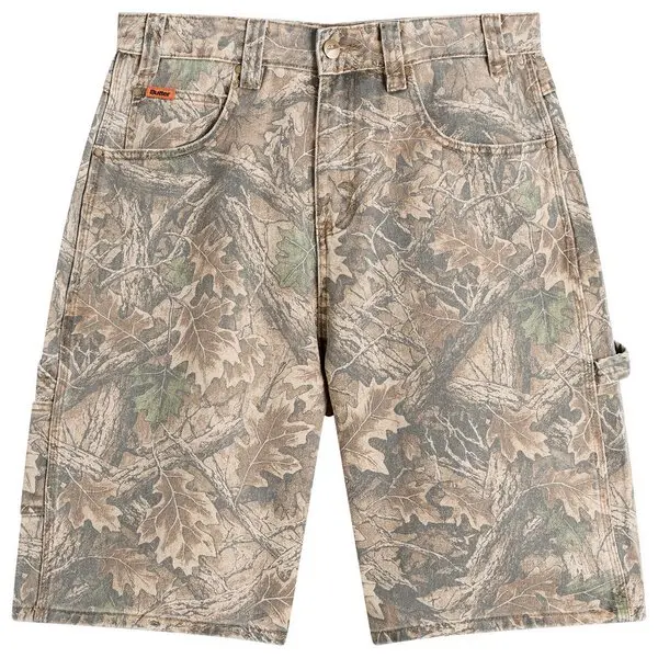 BUTTER GOODS Carpenter Denim Shorts - Forest Camo