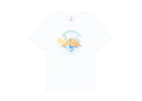 Casablanca Oasis Logo T-shirt - White