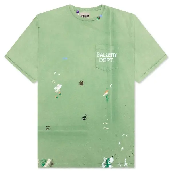 GALLERY DEPT. Vintage Logo Painted T-shirt - Green