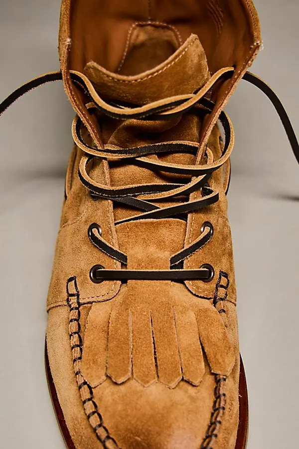 Free People Benny Boat Shoe Boots - Tan