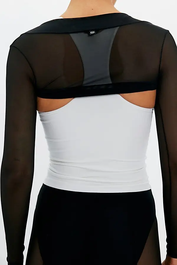 JULE Meshie Shrug Bolero - Black