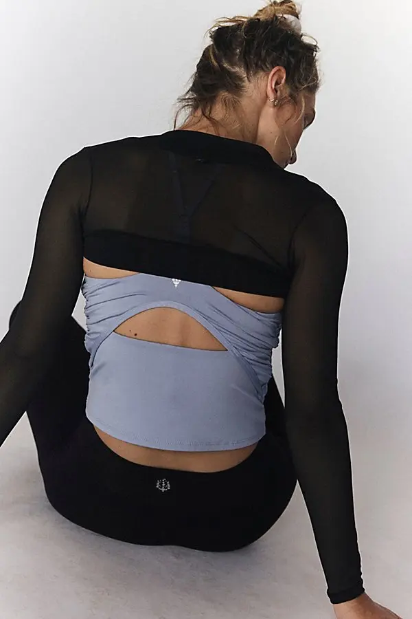 JULE Meshie Shrug Bolero - Black