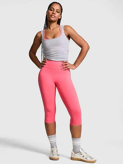 Pink Relay™ Capri Leggings - Pink