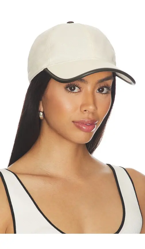 Rag & Bone Harlow Baseball Cap - Ivory
