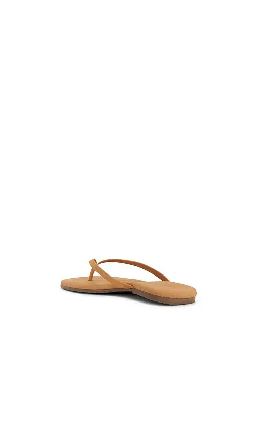 Tkees Square Toe Lily Suede Sandal - Tan