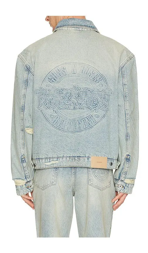 REPRESENT X Guns N' Roses Denim Jacket - Blue
