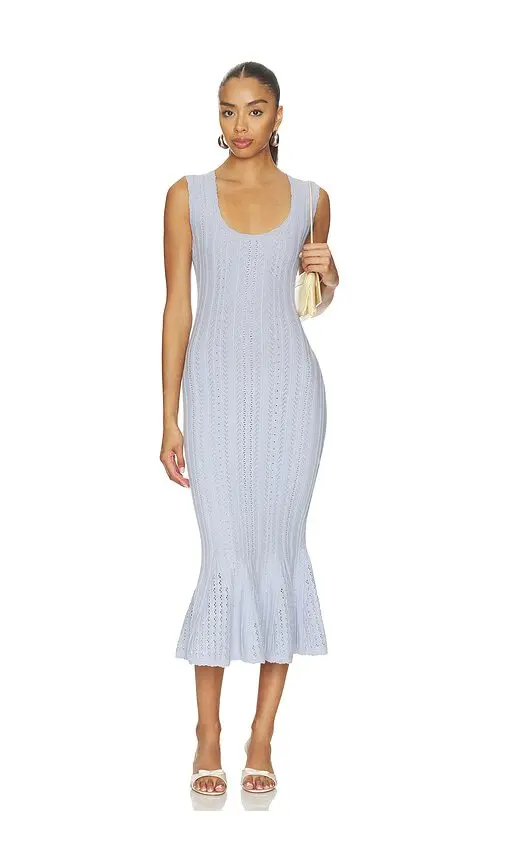 LoveShackFancy Tayleen Knit Dress - Lavender