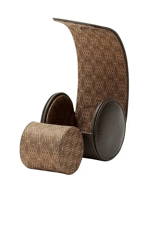 Wolf Earth Single Watch Roll - Brown
