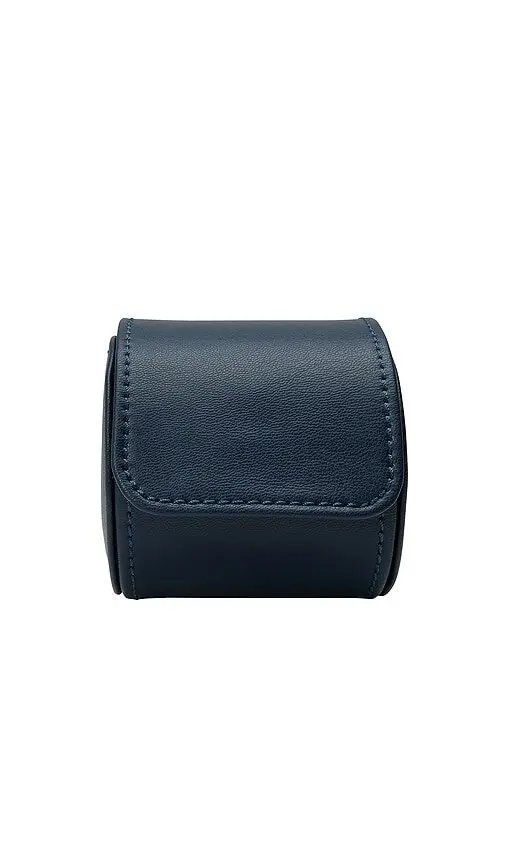 Wolf Earth Single Watch Roll - Blue