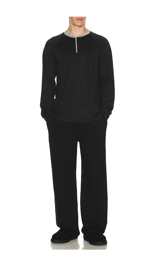 Barefoot Dreams Triblend Henley In . Also