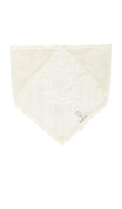 For Love & Lemons Rose Crochet Headscarf