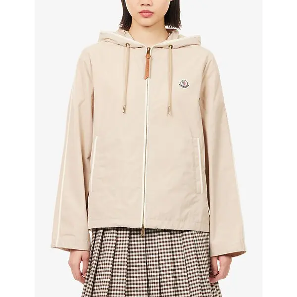 Moncler Sarracenia Hooded Tech-woven Jacket