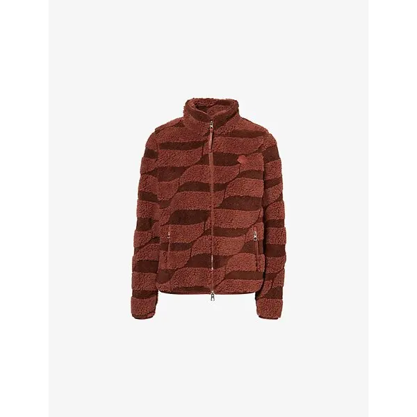 Moncler Jacquard Fleece Zip-up Cardigan