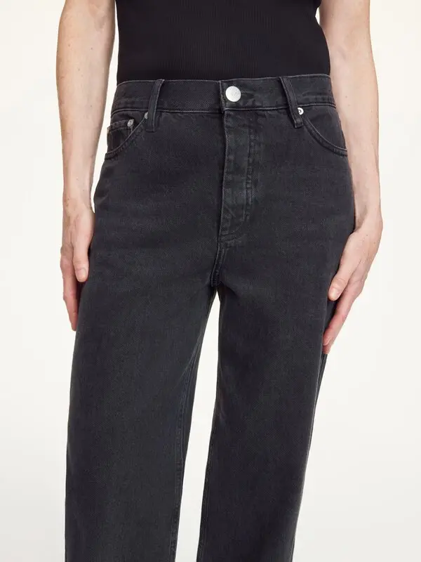 BY MALENE BIRGER Vinola Organic Cotton Jeans - Black