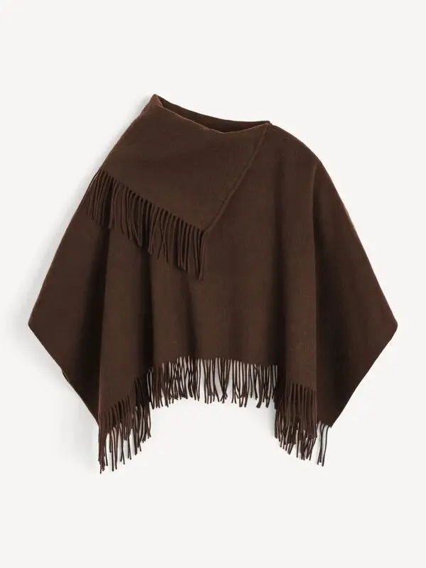 BY MALENE BIRGER Turtma Wool Poncho - Carafe