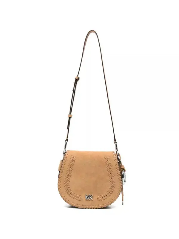 Michael Kors Josie Suede Cross Body Bag - Neutrals