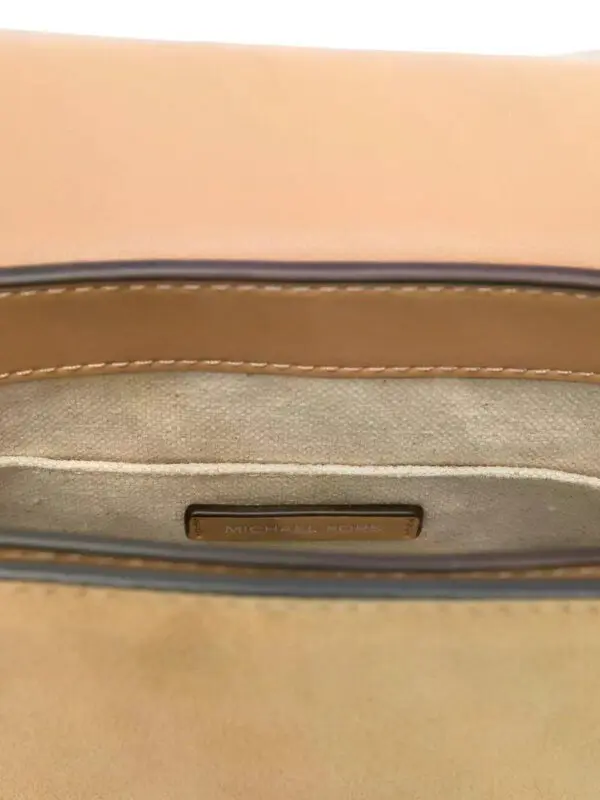 Michael Kors Josie Suede Cross Body Bag - Neutrals