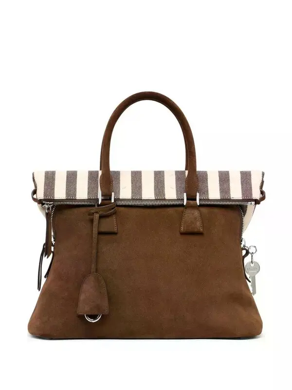 MAISON MARGIELA 5ac Medium Tote Bag - Brown