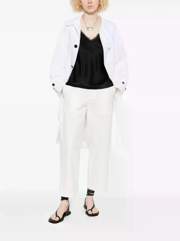MAISON123 Lace V-neck Top