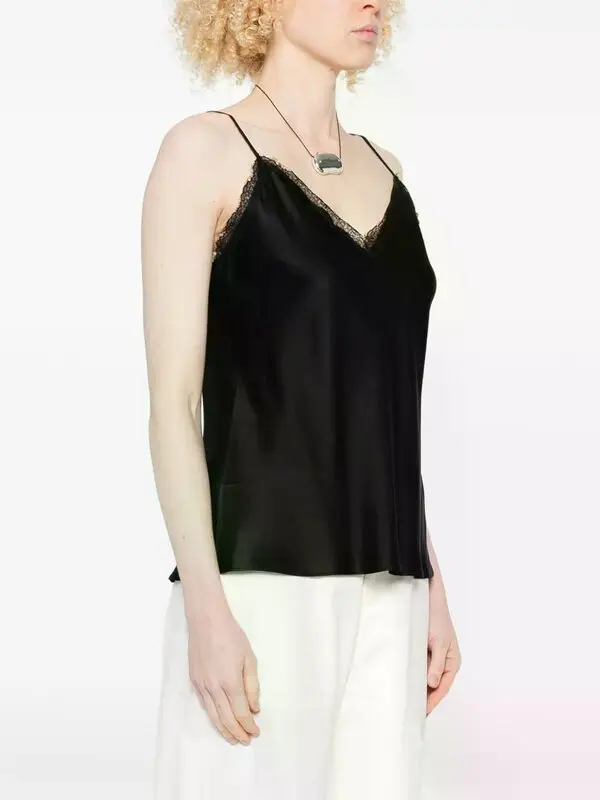 MAISON123 Lace V-neck Top