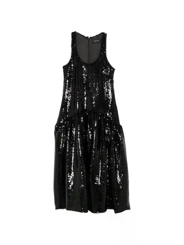 Simone Rocha Sequin-embellished Midi Dress