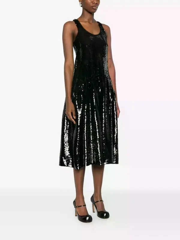 Simone Rocha Sequin-embellished Midi Dress