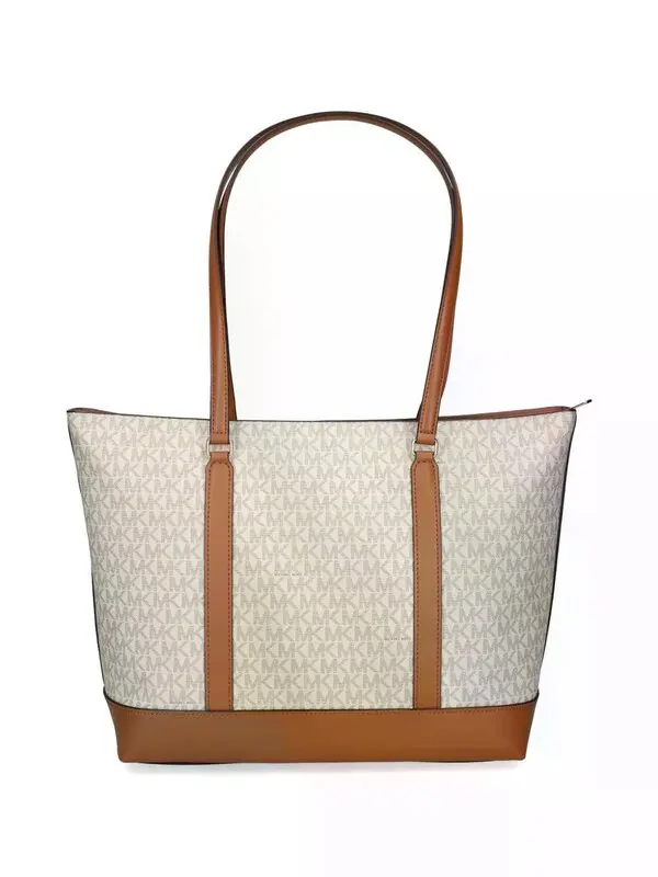 Michael Kors Large Monogram Charm Tote Bag