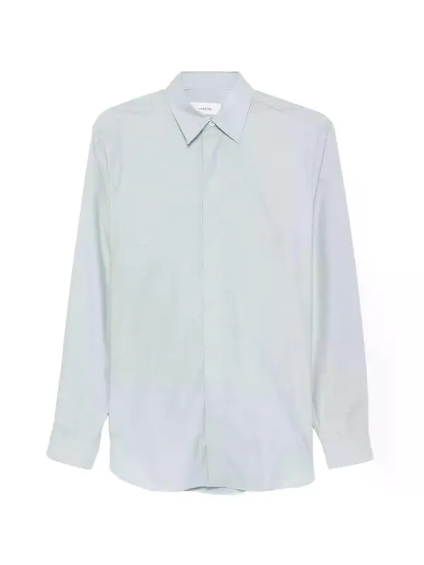 LARDINI Long-sleeve Shirt - Blue