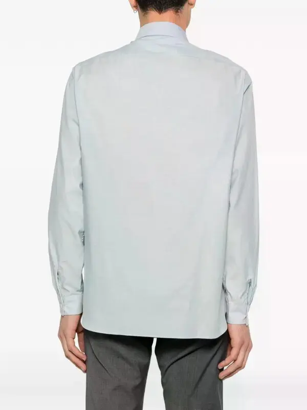 LARDINI Long-sleeve Shirt - Blue