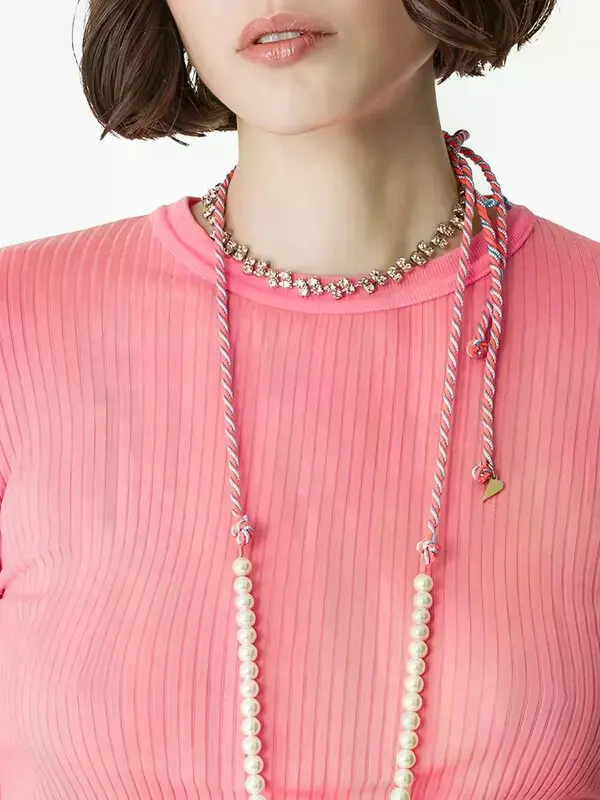 FORTE_FORTE Ribbed Long-sleeve Top