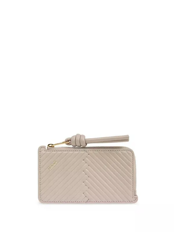 Loewe Leather Wallet - Neutrals