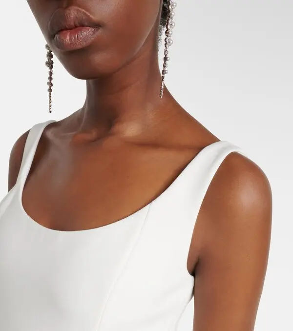Roland Mouret Peplum Crepe Gown