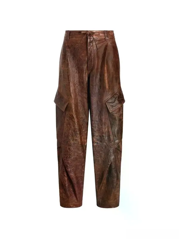 Dolce & Gabbana Lambskin Cargo Trousers