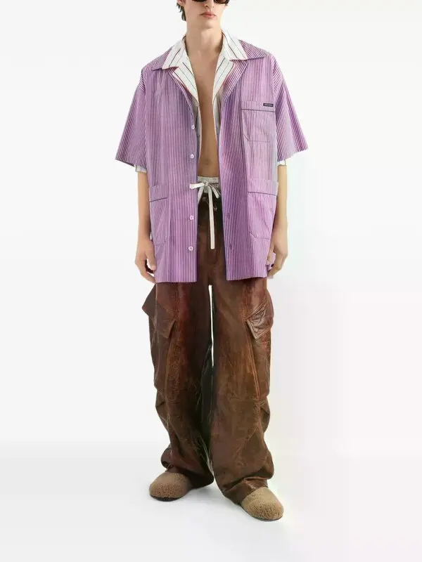 Dolce & Gabbana Lambskin Cargo Trousers