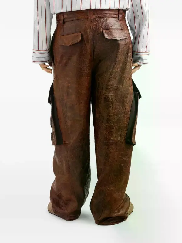 Dolce & Gabbana Lambskin Cargo Trousers