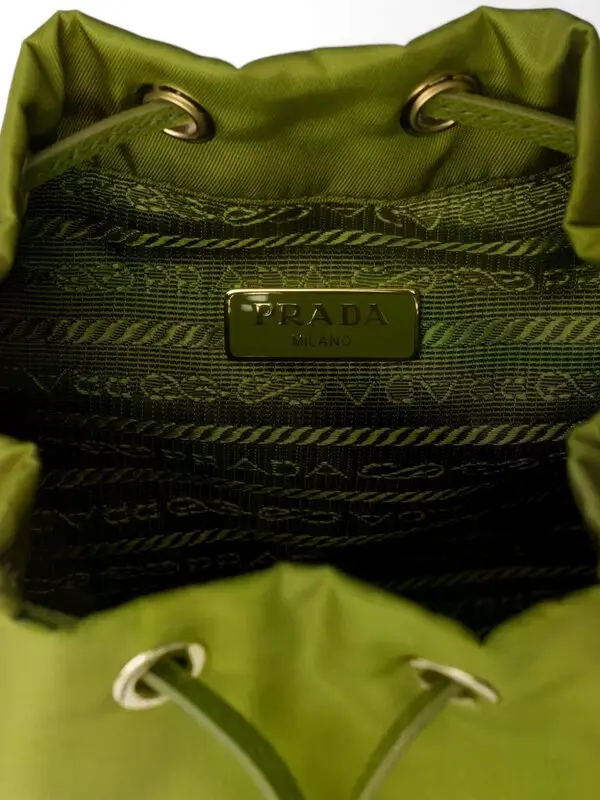 Prada Re-nylon Bucket Bag With Leather Details