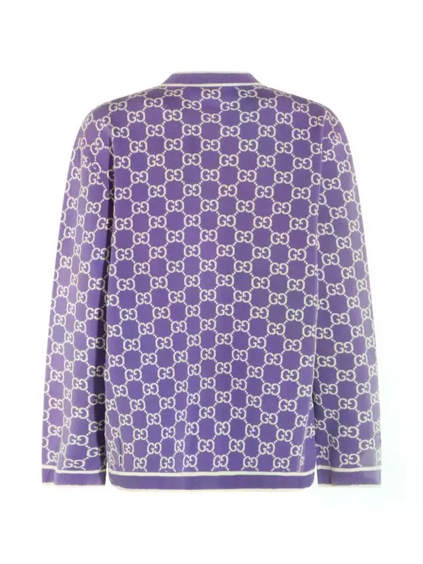Gucci Monogram Cotton Cardigan