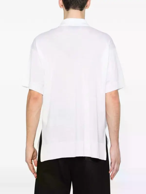 AMI Paris De Coeur Wool Polo Shirt