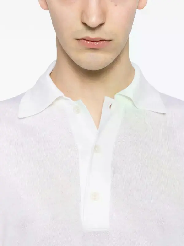 AMI Paris De Coeur Wool Polo Shirt